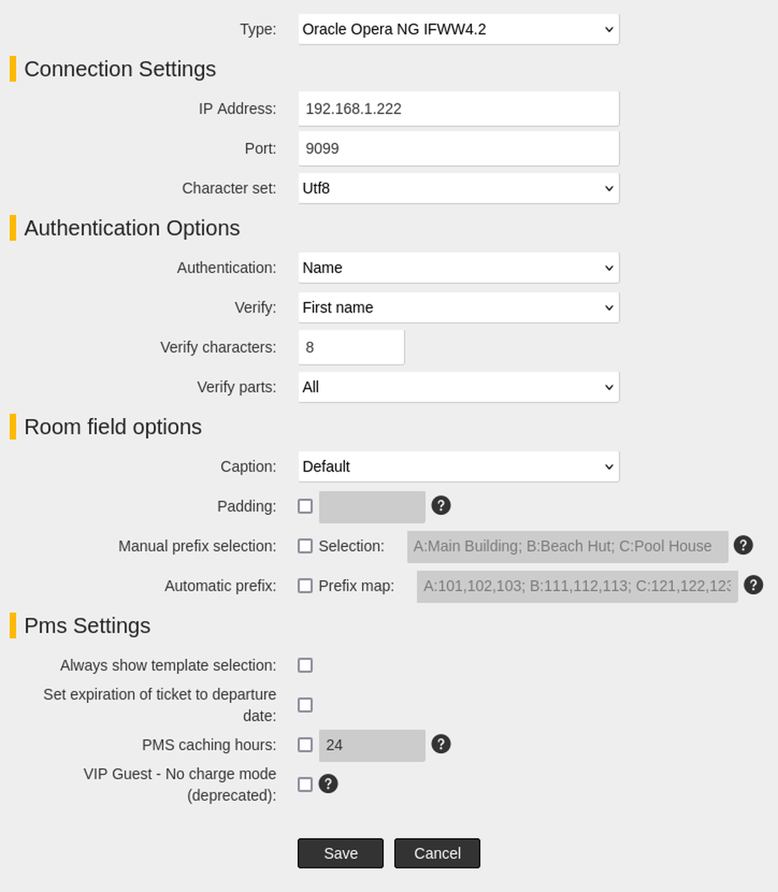 Oracle Opera - IACBOX