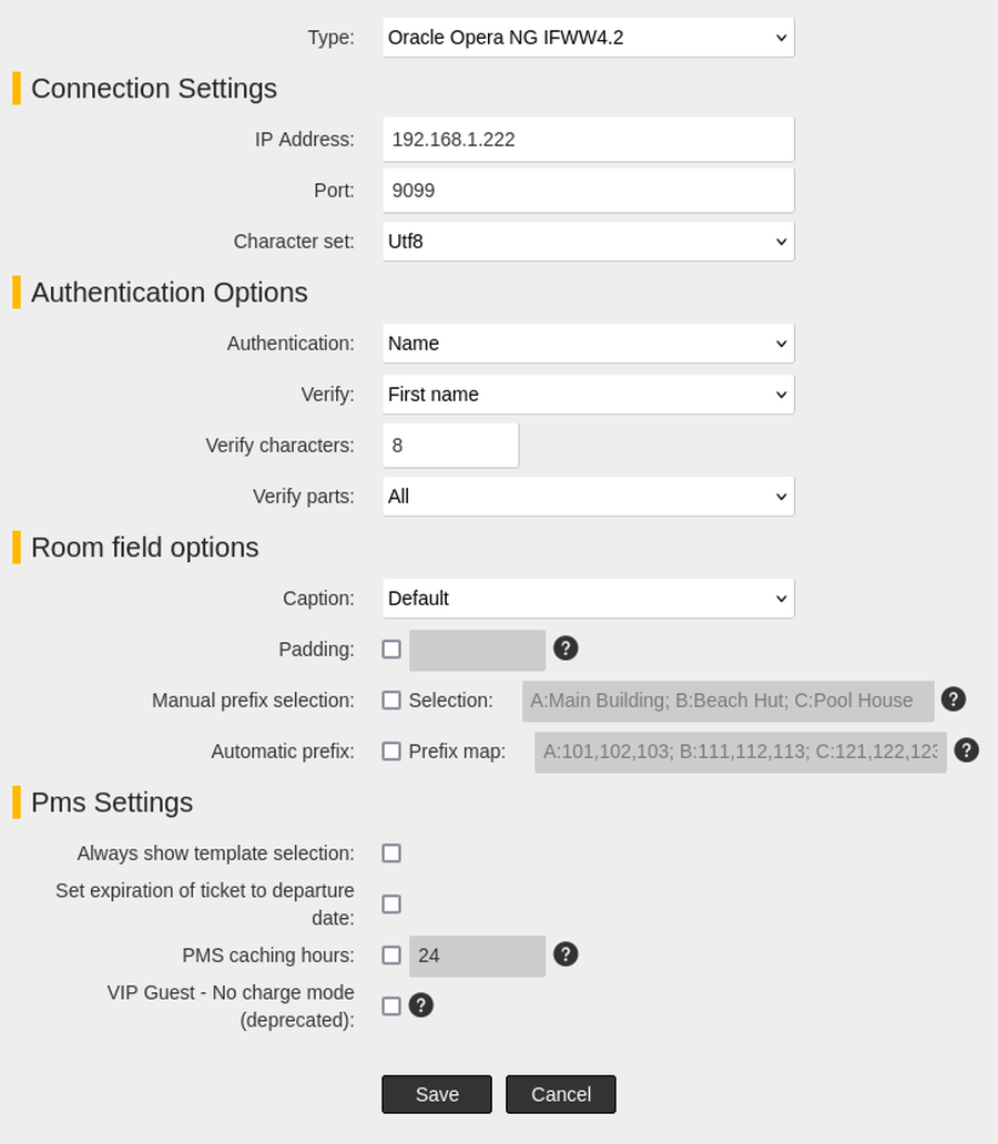 Oracle Opera - IACBOX