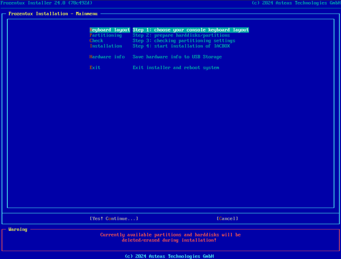 Installation - IACBOX