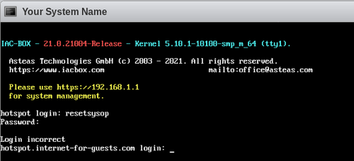 Installation on VMware ESXi 7.x - IACBOX